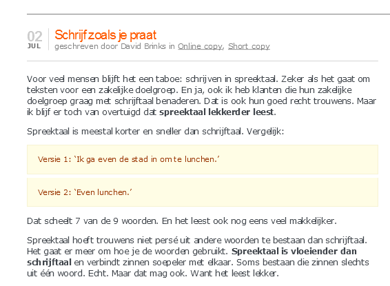 Beter schrijven door de kracht van het gesproken woord - Letters & links